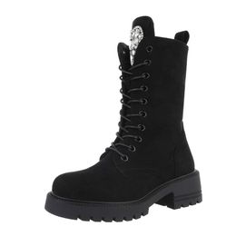 Ital-Design Lace-Up Ankle Boots female Black size 41