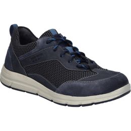 Josef Seibel Herren Schn&uuml;rschuh "Giuseppe 07, indigo-kombi", Gr. 42, blau, Obermaterial: 80% Rindsleder Leather cow. 20% Textilmaterial TEXMAT.,