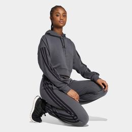 adidas Sportswear Sporthose 'Essentials' Damen Gr&ouml;&szlig;e XL dunkelgrau / schwarz
