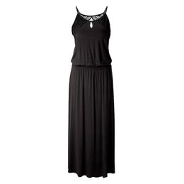 Aniston CASUAL Kleid Damen Gr&ouml;&szlig;e 46 schwarz Winterkleid