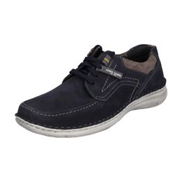 Josef Seibel Herren Schn&uuml;rschuh "Anvers 91, indigo-kombi", Gr. 41, blau, Obermaterial: 100% Rindsleder Leather cow., Schuhe
