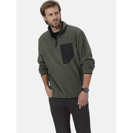 Babista Herren Fleecepullover "Fleece-Sweatshirt BELLAZONTI", gr&uuml;n, Gr. L, Obermaterial: 100% Polyester COOLMAX PES(Coolmax)., Sweatjacken