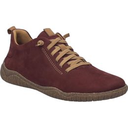 Josef Seibel Damen Schn&uuml;rschuh "Wynona 06, bordeaux", Gr. 40, rot, Obermaterial: 100% Rindsleder Leather cow., Schuhe