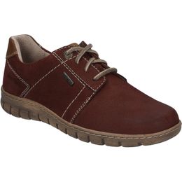 Josef Seibel Damen Schn&uuml;rschuh "Steffi 59, bordo-kombi", Gr. 37, rot, Obermaterial: 100% Rindsleder Leather cow., Schuhe