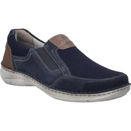 Josef Seibel Herren Slipper "New Anvers 78, indigo-kombi", Gr. 39, blau, Obermaterial: 100% Rindsleder Leather cow., Schuhe