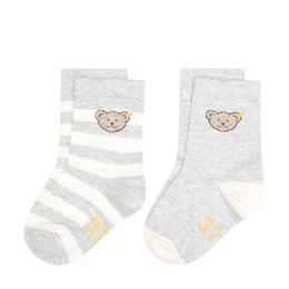 Steiff Collection Socks girl Grey, White size 19-22