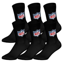 NFL Socks female Black size 43-46