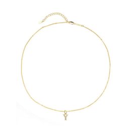 Hey Happiness Necklace 'Letter Y' female Gold size Onesize