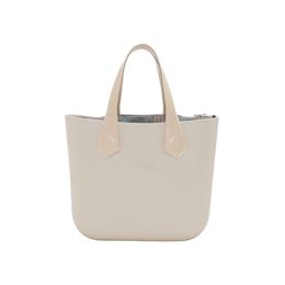 O bag Handbag female Beige size One Size