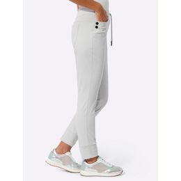 CR&Eacute;ATION L CREATION L Damen Jogger Pants, grau, Gr. 20, unifarben, 75% Polyamid, 25% Elasthan, Hosen