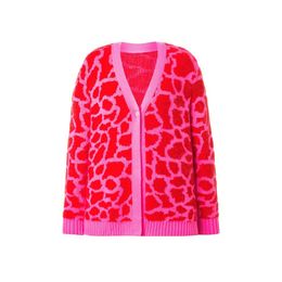 MIAMODA Knit Cardigan female Pink size 42-44