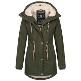 Navahoo Winter Jacket 'Ireliaa' female Green size 3XL