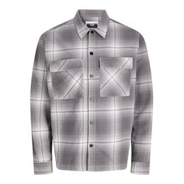 Jack & Jones Jack & Jones Junior Button Up Shirt 'CHARLIE CHECK' boy Grey size 128