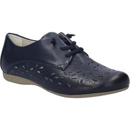 Josef Seibel Damen Schn&uuml;rschuh "Fiona 83, ocean", Gr. 42, blau, Obermaterial: 100% Rindsleder Leather cow., Schuhe