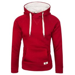Rock Creek Sweatshirt Herren Gr&ouml;&szlig;e M rot / schwarz / wei&szlig;