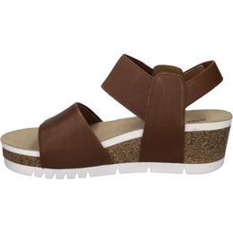 Josef Seibel Damen Sandale "Quinn 09, cognac", Gr. 39, braun, Obermaterial: 100% Rindsleder Leather cow., Schuhe
