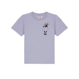 Watabout.kids Shirt 'Pocket Pandas' boy Purple size 122/128