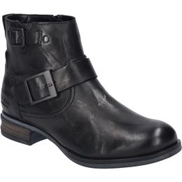 Josef Seibel Damen Stiefelette "Sanja 16, schwarz", Gr. 39, schwarz, Obermaterial: 100% Rindsleder Leather cow., Schuhe