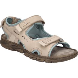 Josef Seibel Damen Sandale "Brenda 01, beige-kombi", Gr. 42, beige, Obermaterial: 80% Rindsleder Leather cow. 20% Textilmaterial TEXMAT., Schuhe
