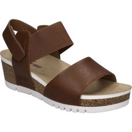 Josef Seibel Damen Sandale "Quinn 09, cognac", Gr. 39, braun, Obermaterial: 100% Rindsleder Leather cow., Schuhe