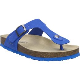 Josef Seibel Damen Zehentrenner "Hermine 02, royal", Gr. 43, blau, Obermaterial: 100% Rindsleder Leather cow., Schuhe