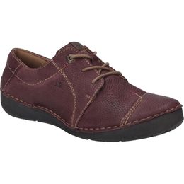 Josef Seibel Damen Schn&uuml;rschuh "Fergey 20, plum", Gr. 40, lila, Obermaterial: 100% Rindsleder Leather cow., Schuhe