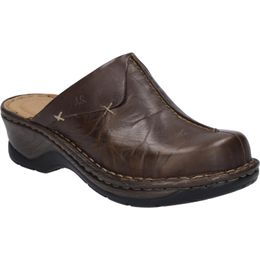 Josef Seibel Damen Clog "Catalonia 48, brasil", Gr. 40, braun, Obermaterial: 100% Rindsleder Leather cow., Schuhe