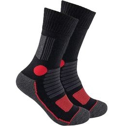Footnote Athletic Socks 'Footnote Wandersocken - ergonomische Spezialzonen, hoher Tragekomfort - 3 Paar' male Black size 43-46