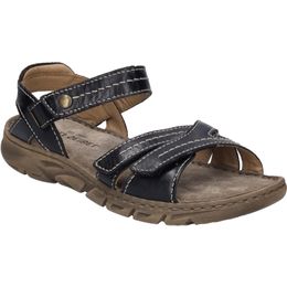 Josef Seibel Damen Sandale "Brenda 06, schwarz", Gr. 37, schwarz, Obermaterial: 100% Rindsleder Leather cow., Schuhe