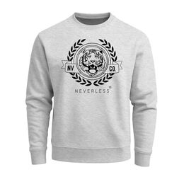 Neverless Sweatshirt 'Old School' male Grey size S