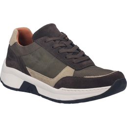 Josef Seibel Herren Sneaker "Mitchell 05, mocca-multi", Gr. 47, braun, Obermaterial: 80% Rindsleder Leather cow. 20% Textilmaterial TEXMAT., Schuhe