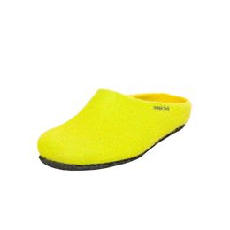 MagicFelt Slippers 'Filzpantoffel MagicFelt 709' female Yellow size 41