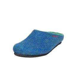 MagicFelt Slippers 'Filzpantoffel MagicFelt 709' female Blue size 36