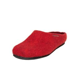 MagicFelt Hausschuh 'Filzpantoffel MagicFelt 709' Damen Gr&ouml;&szlig;e 39 dunkelrot