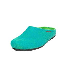 MagicFelt Slippers 'Filzpantoffel MagicFelt 709' female Blue size 36