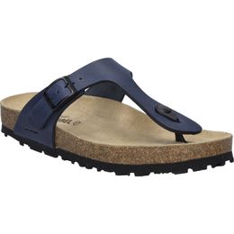 Josef Seibel Damen Zehentrenner "Hermine 02, ocean", Gr. 43, blau, Obermaterial: 100% Rindsleder Leather cow., Schuhe