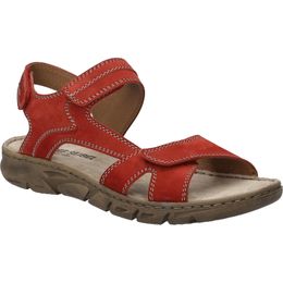 Josef Seibel Damen Sandale "Brenda 03, rubin", Gr. 38, rot, Obermaterial: 100% Rindsleder Leather cow., Schuhe