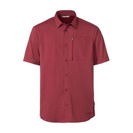Vaude Athletic Button Up Shirt 'Seiland IV' male Red size XXXL