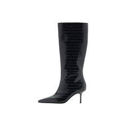 Mango Stiefel 'Brava' Damen Gr&ouml;&szlig;e 42 schwarz Winterschuhe