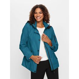 Casual Looks Damen Funktionsjacke, blau, Gr. 19, unifarben, 100% Polyester, Kapuzenfutter:100% Polyester, Wattierung:100% Polyester, Jacken