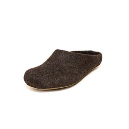 MagicFelt Slippers 'Filzpantoffel MagicFelt 713' male Brown size 42