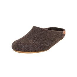 MagicFelt Slippers 'Filzpantoffel MagicFelt 727 Yak' male Brown size 40