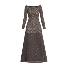 JIORO Kleid 'ESSENTIALS' Damen Gr&ouml;&szlig;e 36 mokka Winterkleid