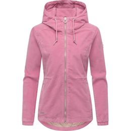 Ragwear Between-Season Jacket female Pink size XXXL