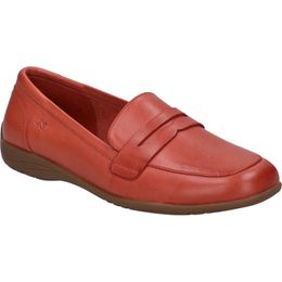 Josef Seibel Damen Ballerina "Fenja 22, rot", Gr. 37, rot, Obermaterial: 100% Rindsleder Leather cow., Schuhe