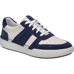 Josef Seibel Damen Sneaker "Claire 27, jeans-kombi", Gr. 41, blau, Obermaterial: 100% Rindsleder Leather cow., Schuhe