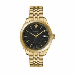 Versace Analog Watch male Gold size One Size