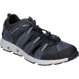 Josef Seibel Herren Schn&uuml;rschuh "Noah 06, jeans-kombi", Gr. 39, blau, Obermaterial: 80% Rindsleder Leather cow. 20% Textilmaterial TEXMAT., Schuhe
