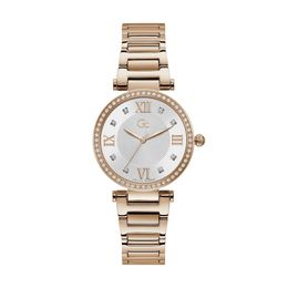 Gc Analog Watch 'Gc LadyCrystal' female Gold size One Size