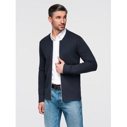 Ombre Strickjacke 'OM-SWZS-0146' Herren Gr&ouml;&szlig;e XXL dunkelblau